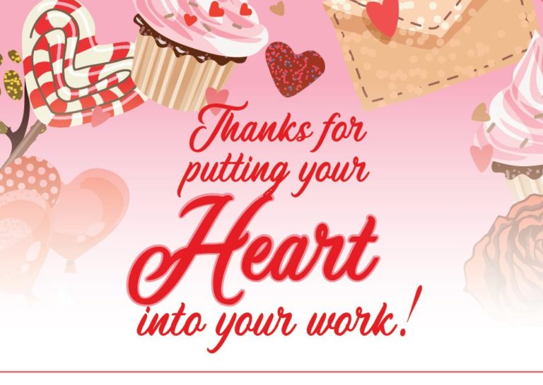 Thank you for putting your heart into your work! - Village Supermarket Thank you for putting your heart into your work! - Village Supermarket